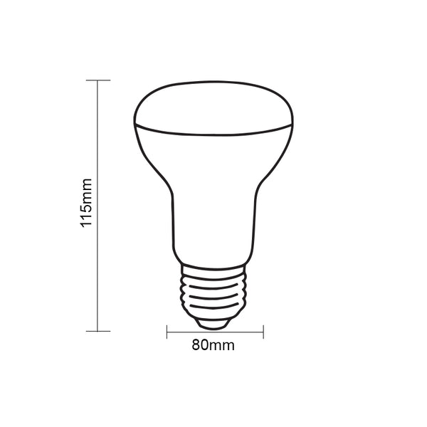Noma Kaleidoscope Led Light Bulb 2x 7W LED R80 Coloured Reflector Disco ...