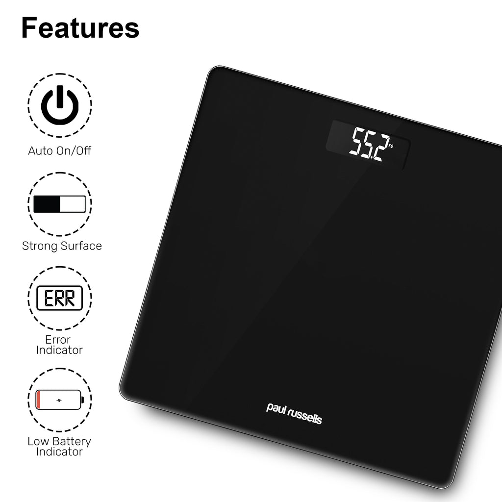 Digital Glass Electronic Scale 150KG Body Weight Weighing Scale with C ...