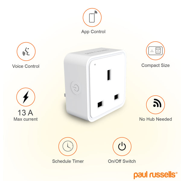 Smart Wireless Socket Plug works with Amazon Alexa/Google/Siri paul ru ...